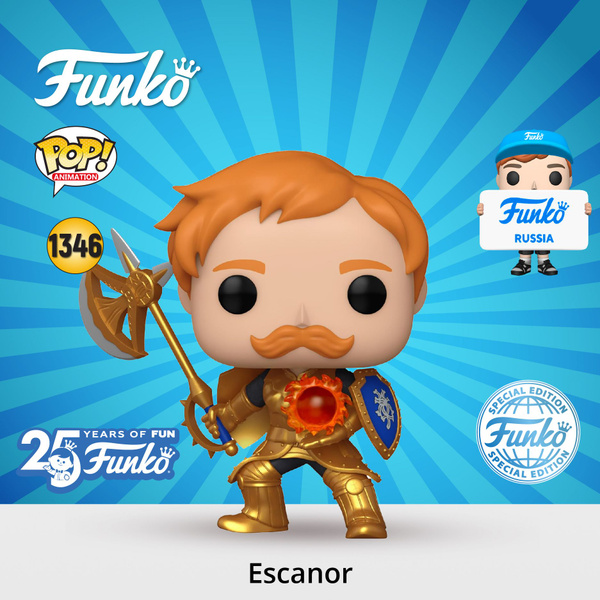 Фигурка Funko POP! Animation Seven Deadly Sins Escanor with CS and Axe ...
