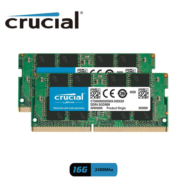Модуль оперативной памяти Crucial Micron DDR4 2400Mhz PC4-2400T 19200 SODIMM 16GB16 ГБ ...