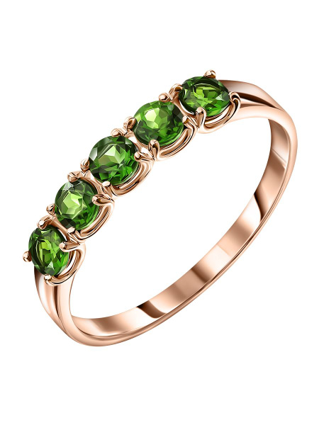 NIAGARA JEWELRY Кольцо с хромдиопсидом - купить с доставкой по выгодным ...