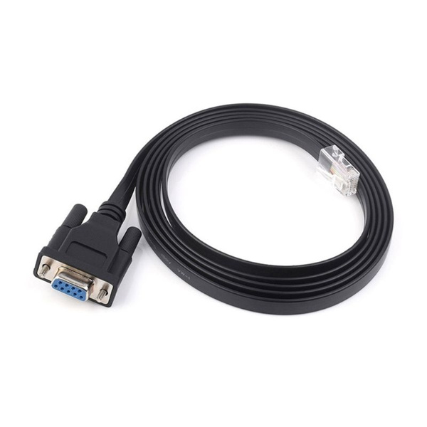 Профессиональный консольный кабель RS232 RJ45 DB9Pin, гнездовая линия ...