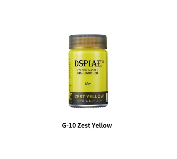 Краска DSPIAE BASIC COLOR G-10 Zest Yellow (Желтая цедра) 18 мл ...