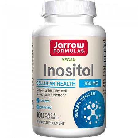 Jarrow Formulas, инозитол, 750 мг, 100 вегетарианских капсул купить на ...
