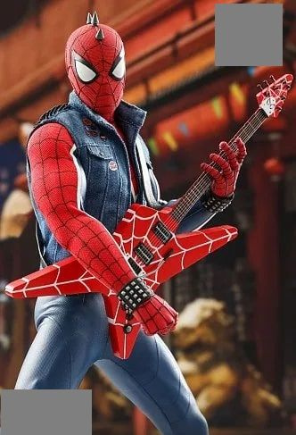Спайдер-Панк фигурка 30 см Человек-Паук, Spider-Man Spider-Punk купить ...