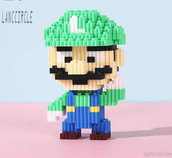 XC Magic Block 3D конструктор из миниблоков "Луиджи" "Super Mario Bros ...