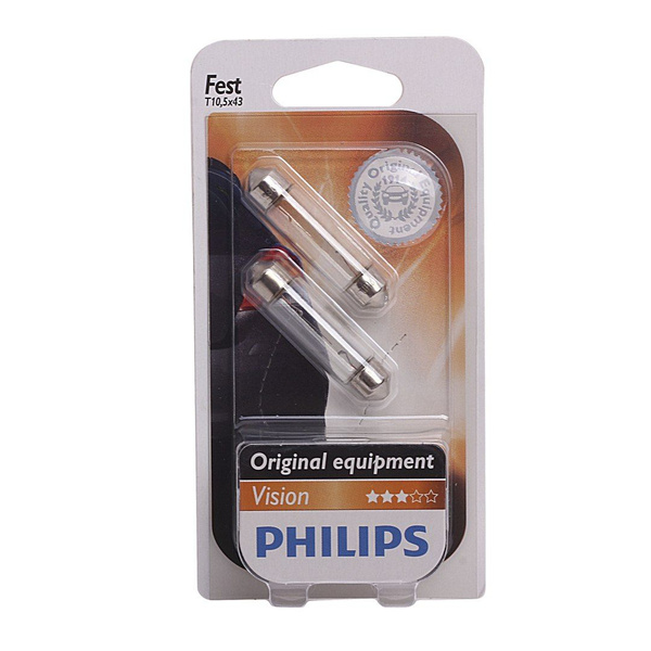 Лампа автомобильная Philips 12 В, 2 шт. купить по низкой цене с ...