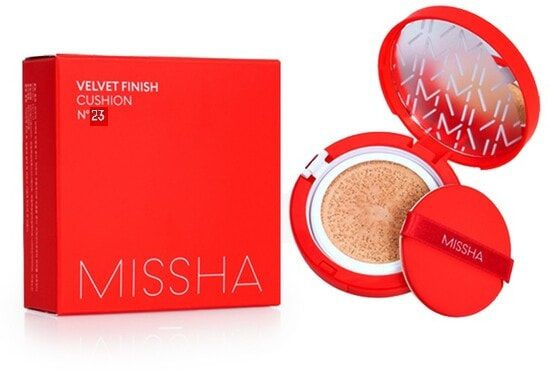 Тональный кушон с матовым финишем Missha Velvet Finish Cushion №23 ...