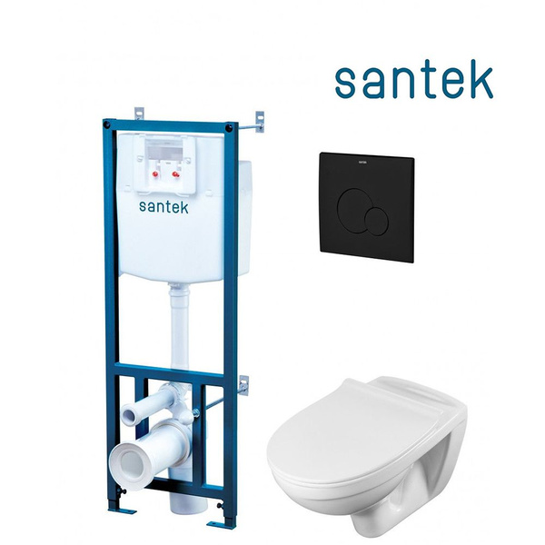 Комплект инсталляции Santek ПЭК "Бореаль" с подвесным унитазом с ...