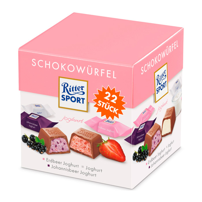 Характеристики Шоколадные конфеты Ritter Sport Choco Cubes Joghurt с ...