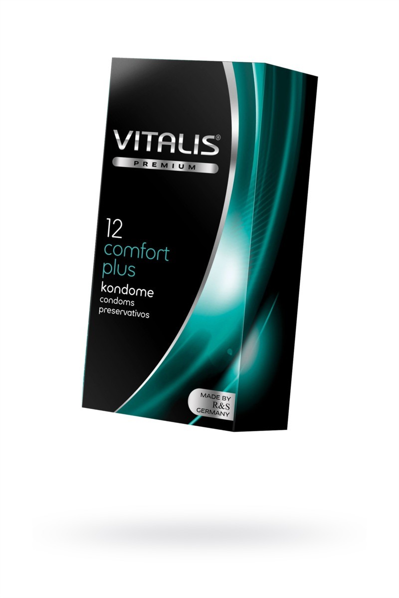 Презевативы анатомической формы VITALIS Premium Comfort Plus (12 шт ...