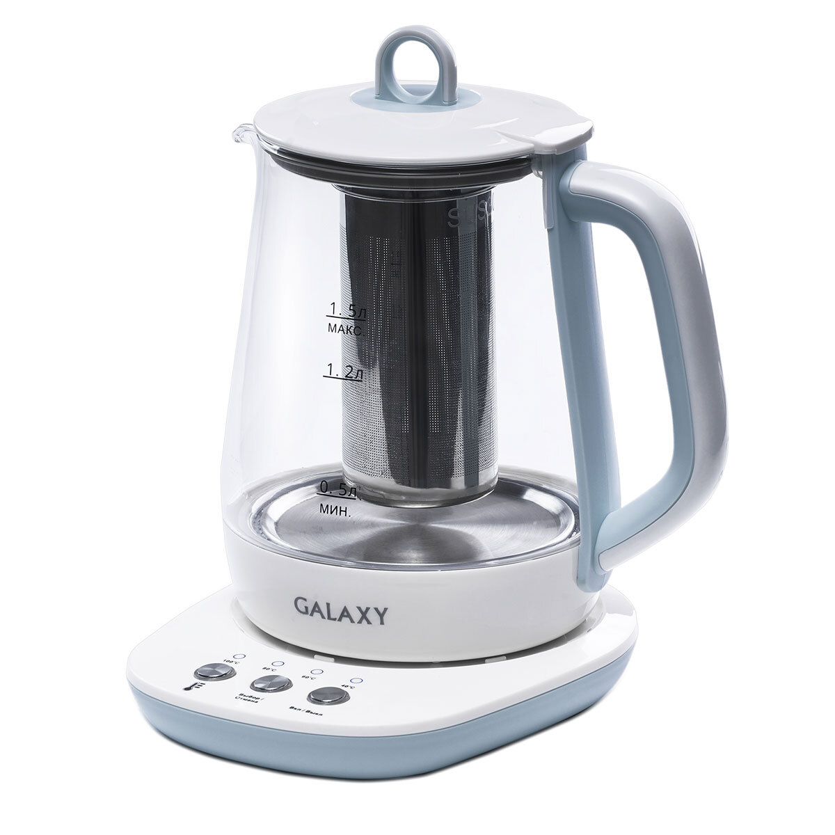 Купить электрический чайник Galaxy GL 0591, Пластик/стекло по низкой ...