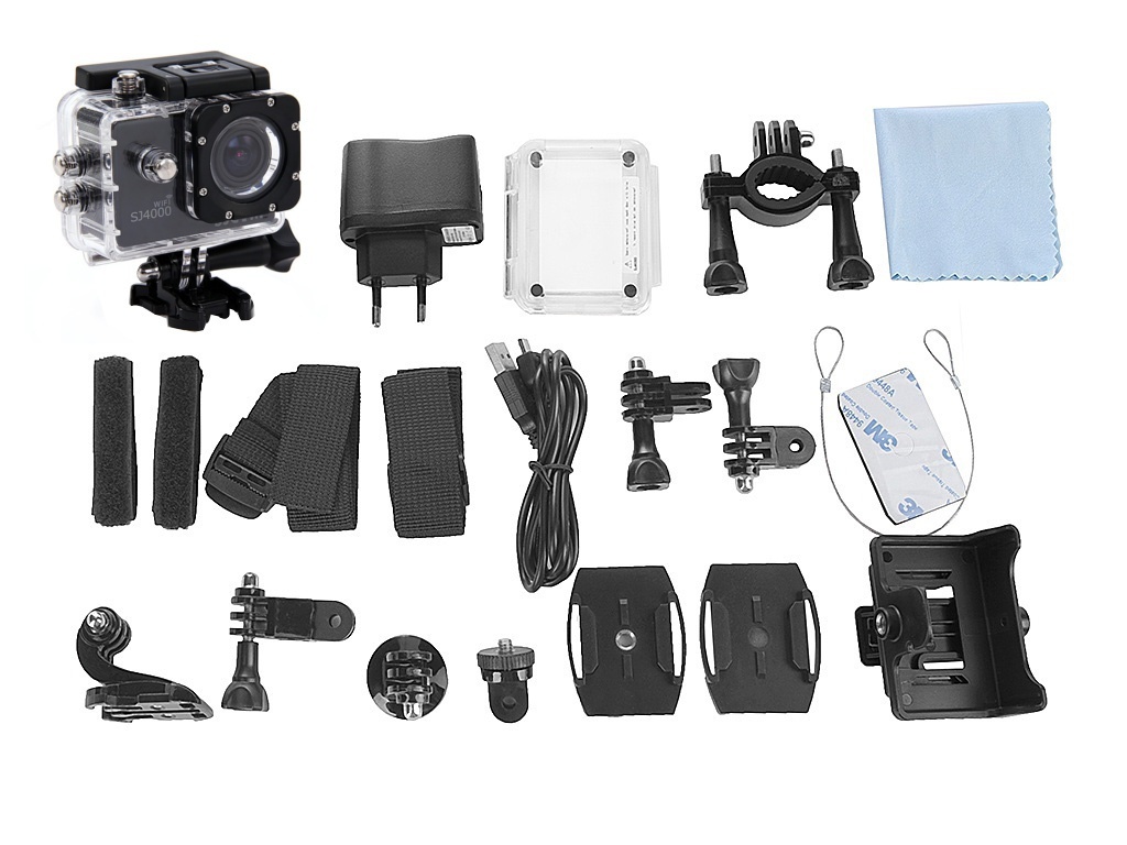 Экшн-камера SJCAM SJ4000 Wi-Fi Black купить по выгодной цене в интернет ...