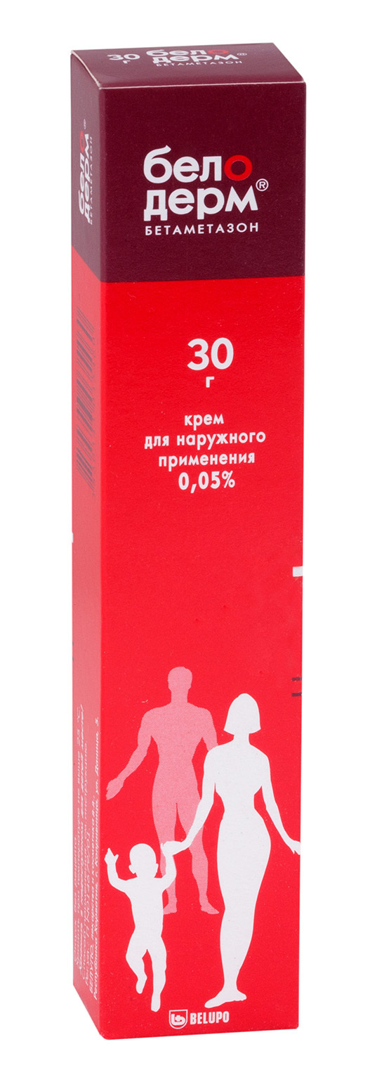 Белодерм, крем 0.05%, 30 г — купить в интернет-аптеке OZON. Инструкции ...