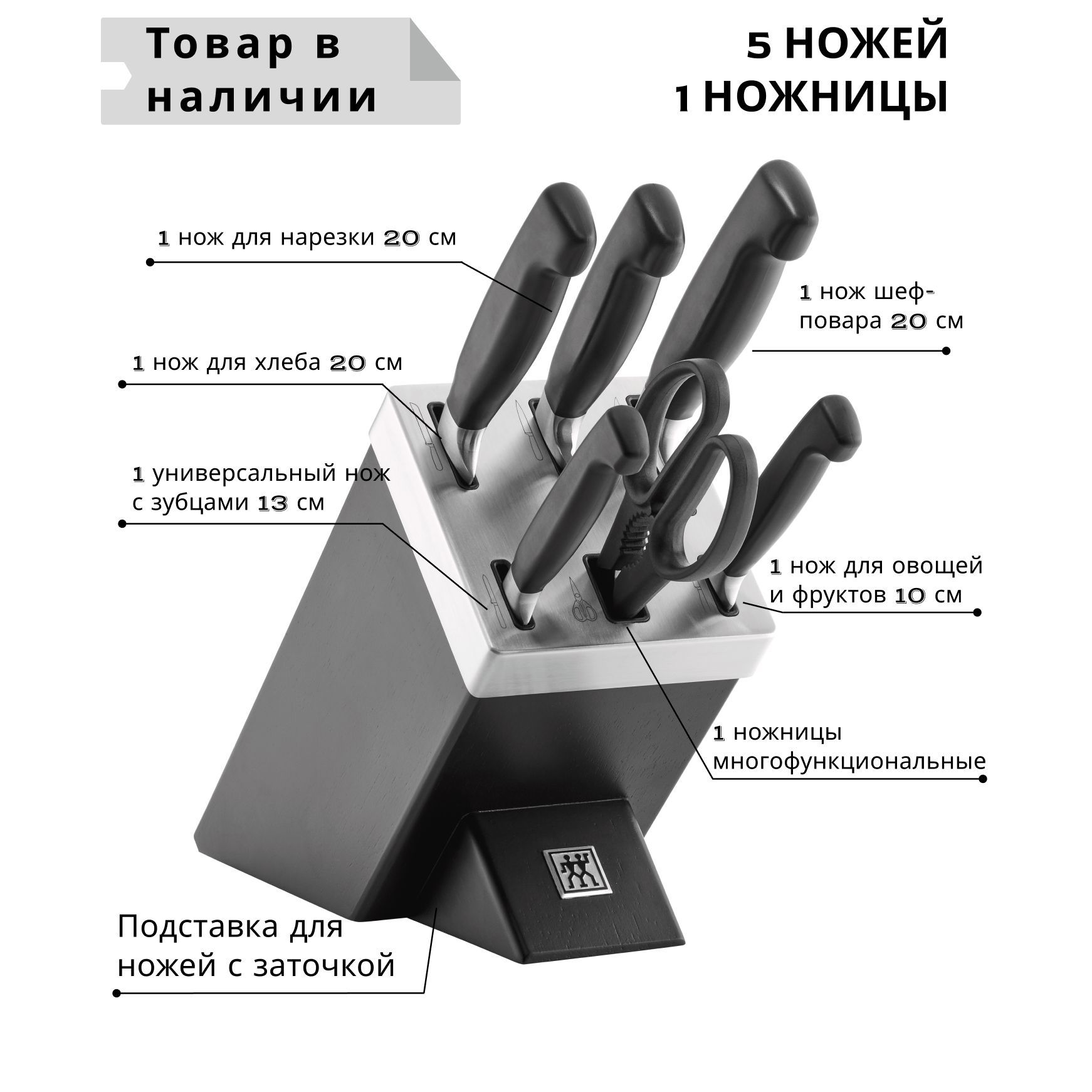Ножи Zwilling Diplome – купить в интернет-магазине OZON по низкой цене
