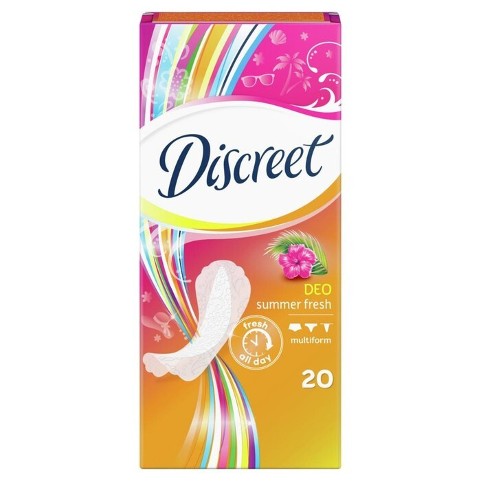 Ежедневные прокладки Discreet Deo Summer Fresh Multiform, 20 шт ...