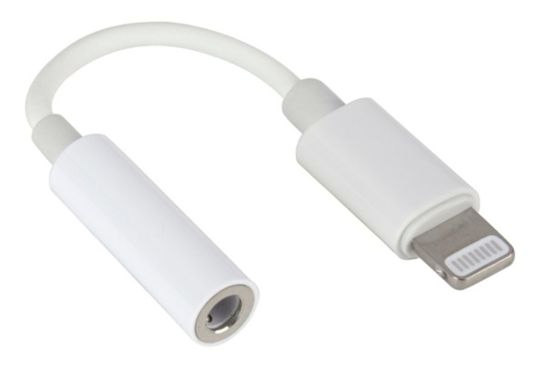 Адаптер переходник для IPhone Lightning на Jack 3,5 мм для наушников ...