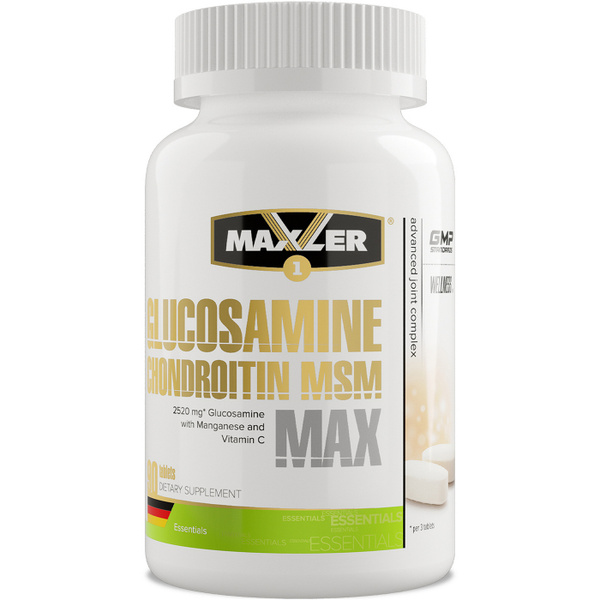 Глюкозамин и Хондроитин Maxler Glucosamine Chondroitin MSM MAX, 90 ...