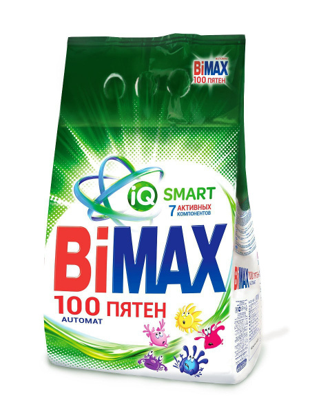 BiMAX Стиральный порошок 3000 г Для белых тканей, Для цветных тканей - купить с доставкой по ...