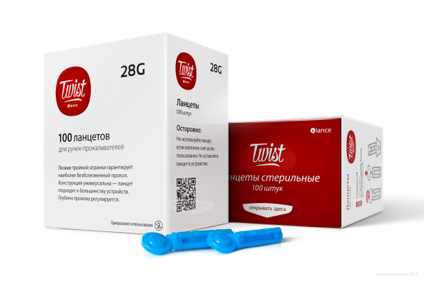Ланцеты для ручек-прокалывателей Qlance Twist купить на OZON по низкой ...