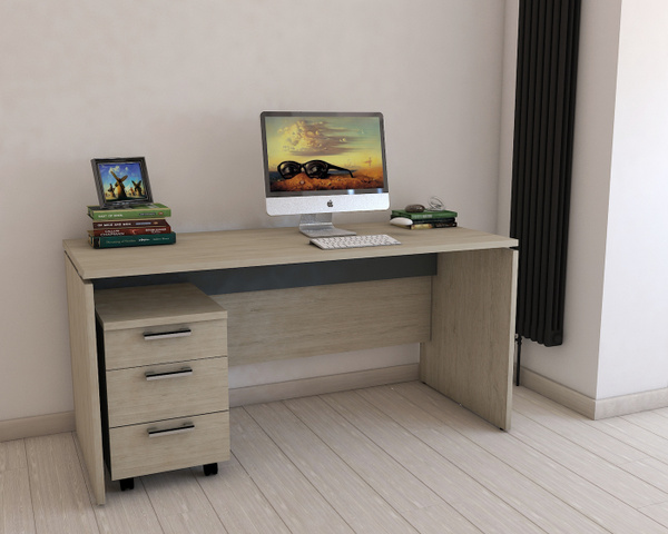 Письменный стол Магнитогорская фабрика мебели Полка Линия ПН1, Стол ...