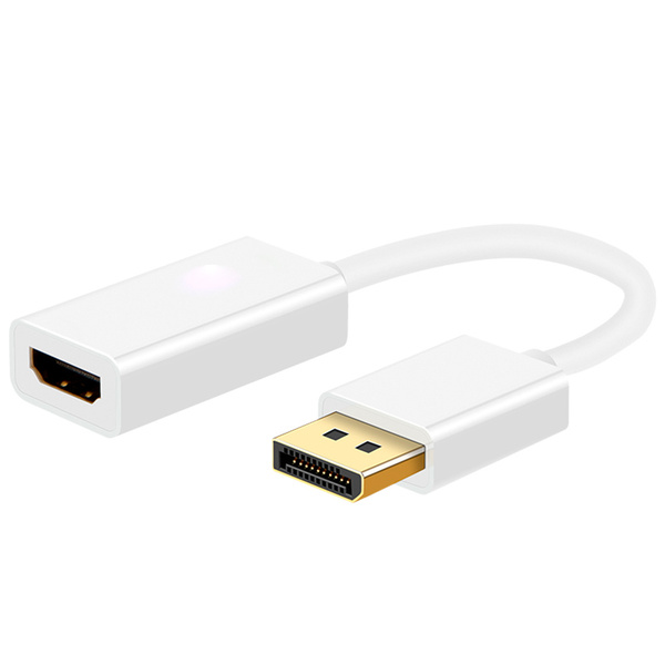 Адаптер-переходник DP (M) - HDMI (F) белый, 0.18м - купить с доставкой ...