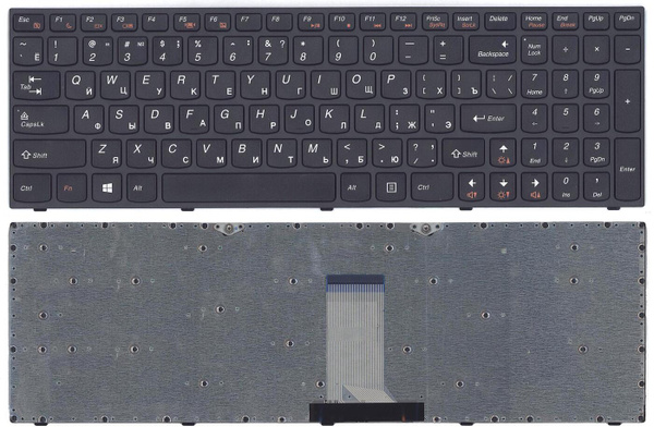 Клавиатура для ноутбука Lenovo Ideapad B5400 M5400 M5400AT черная ...