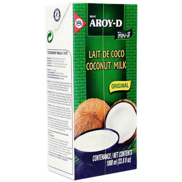 Кокосовое молоко AROY-D, 1л, TetraPak - купить с доставкой по выгодным ...