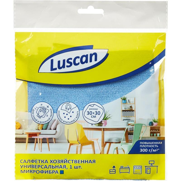 Салфетки для уборки Luscan, Микрофибра - купить в интернет-магазине OZON с доставкой по России ...