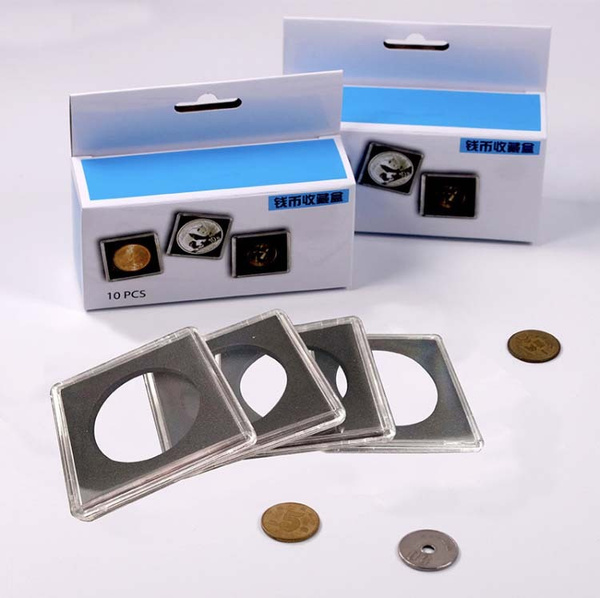 Капсулы квадратные для монет 33 мм, упаковка 10 шт. - купить с ...