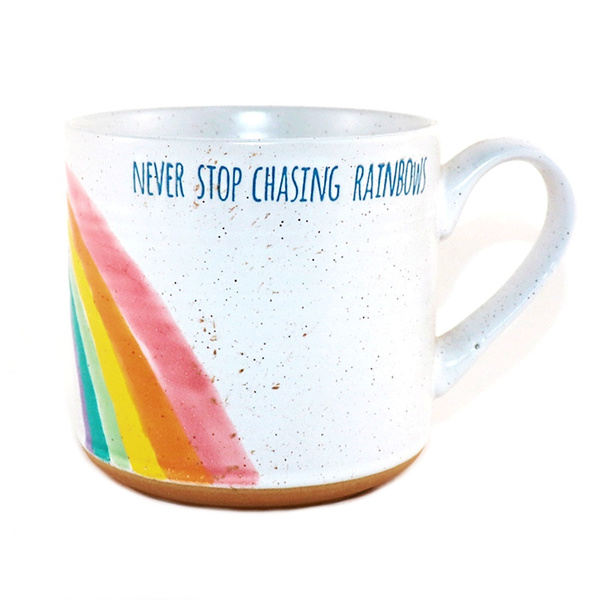 Кружка MIXOM "Never stop chasing rainbows", 450 мл, 1 шт - купить по доступным ценам в интернет ...