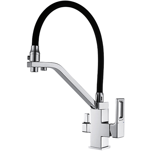 Смеситель для кухни гибкий излив с фильтром для воды Gappo G4318 купить на OZON по низкой цене ...