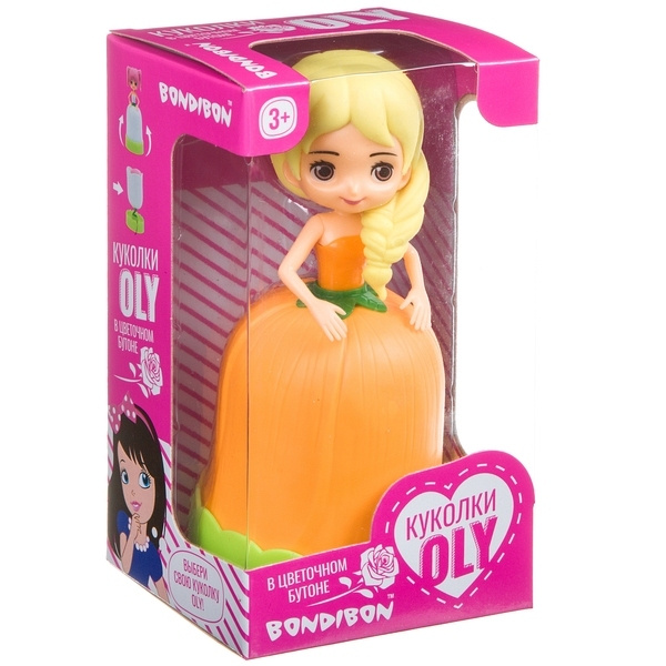 Куколка Oly Bondibon в жёлтом цветке 5 см, арт.8910-D43 - купить с доставкой по выгодным ценам в ...