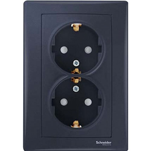 Характеристики Розетка двойная Schneider Electric Sedna с заземлением в ...