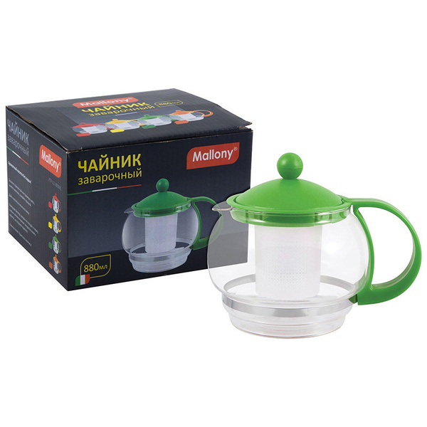 Чайник заварочный Mallony PTP-12-880ML 0.88л (910104) купить на OZON по низкой цене (560948008)