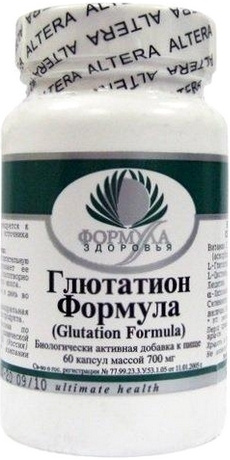 Формула здоровья Глютатион Формула (Glutation Formula), 60 капсул по ...