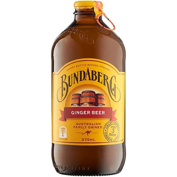 Крафтовый лимонад Bundaberg (Бандаберг) Ginger Beer, Австралия, 375 мл ...