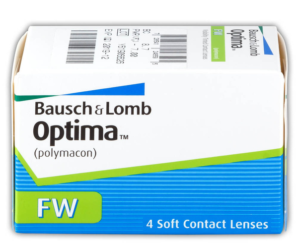 Контактные линзы Optima FW (4 линзы), ежеквартальной замены - купить с ...