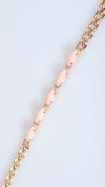 Браслет позолоченный с кораллом "Маркиза малая" - купить с доставкой по ...