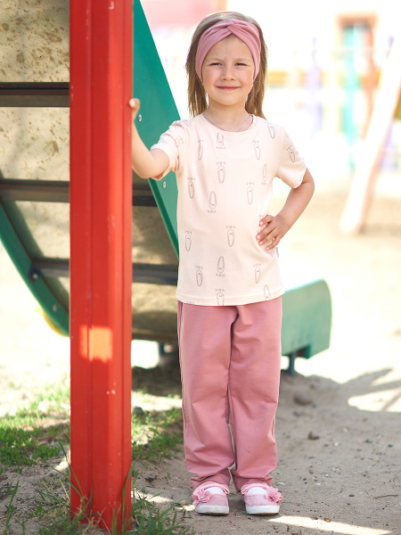 Футболка Ramelka, размер 98, цвет розовый, хлопок 100% - купить по выгодной цене в интернет ...