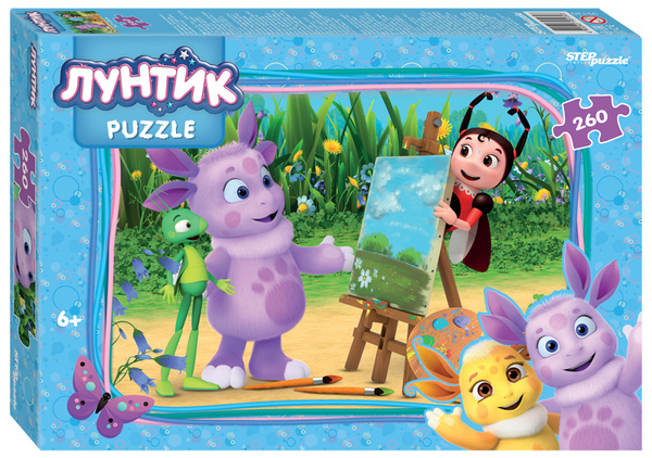 Пазл для детей Step puzzle 260 деталей, элементов: Лунтик купить на OZON по низкой цене (729094624)