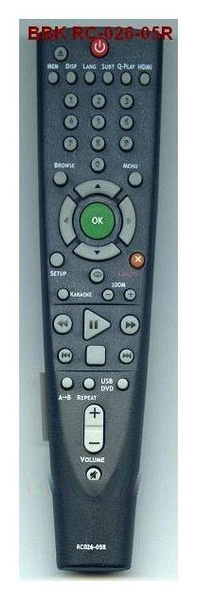 Пульт ДУ Пульт Bbk RC026-05 R(RC026-07 R) - купить по выгодной цене в интернет-магазине OZON ...