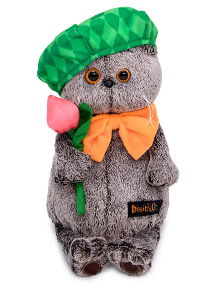 Мягкая игрушка Басик в зеленом берете. Budi Basa. 25 см. Ks25-192 - купить с доставкой по ...