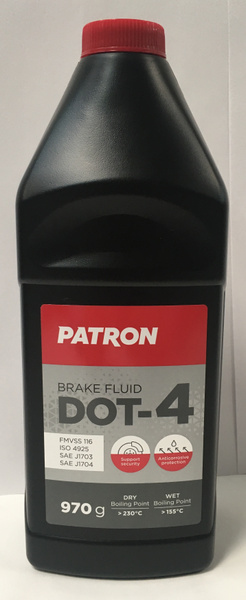 Жидкость тормозная PATRON - BRAKE FLUID DOT 4 - купить по доступной ...