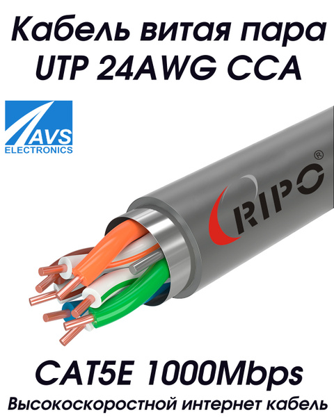 Витая пара Ripo 8 - купить по выгодной цене в интернет-магазине OZON (800743445)