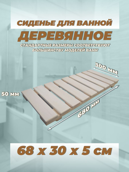 Теплодрев Решетка на ванну 68х30х5 см - купить с доставкой по выгодным ...