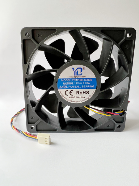 Вентилятор для линейки майнеров Bitmain Модель YD12038-6000B - купить ...