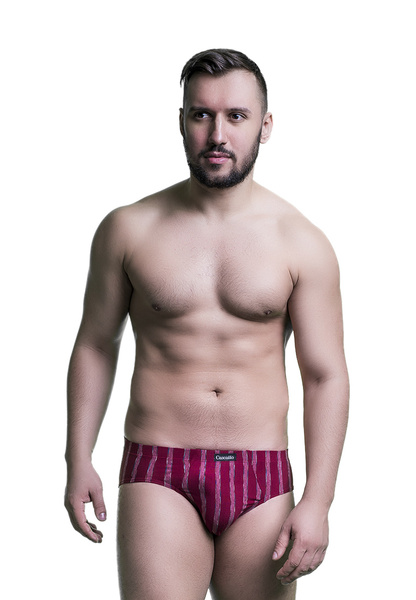 Трусы Мужской Cascatto слипы Бамбуковое волокно бордовый, размер 46, 48 Средняя Китай ...