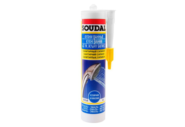 Силиконовый Герметик SOUDAL, Для швов, белый - купить по низким ценам в ...