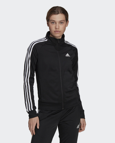Олимпийка Женский adidas Sportswear Спортивный черный Полиэстер, размер ...