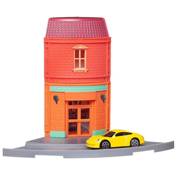 Конструктор JUNFA Городская улица Сувениры (угловой) машинка металл. 1:64 WT-06142 - купить с ...