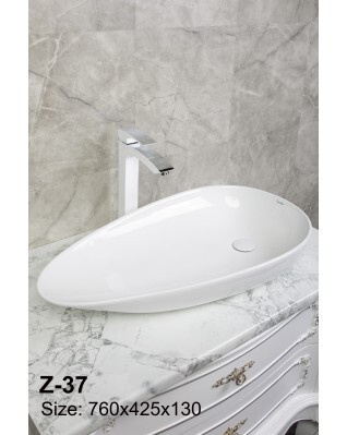 Раковина Zandini Z-37, белый купить по доступной цене с доставкой в интернет-магазине OZON ...